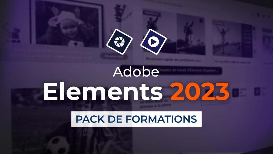Pack Photoshop et Premiere Elements 2023 | Elephorm
