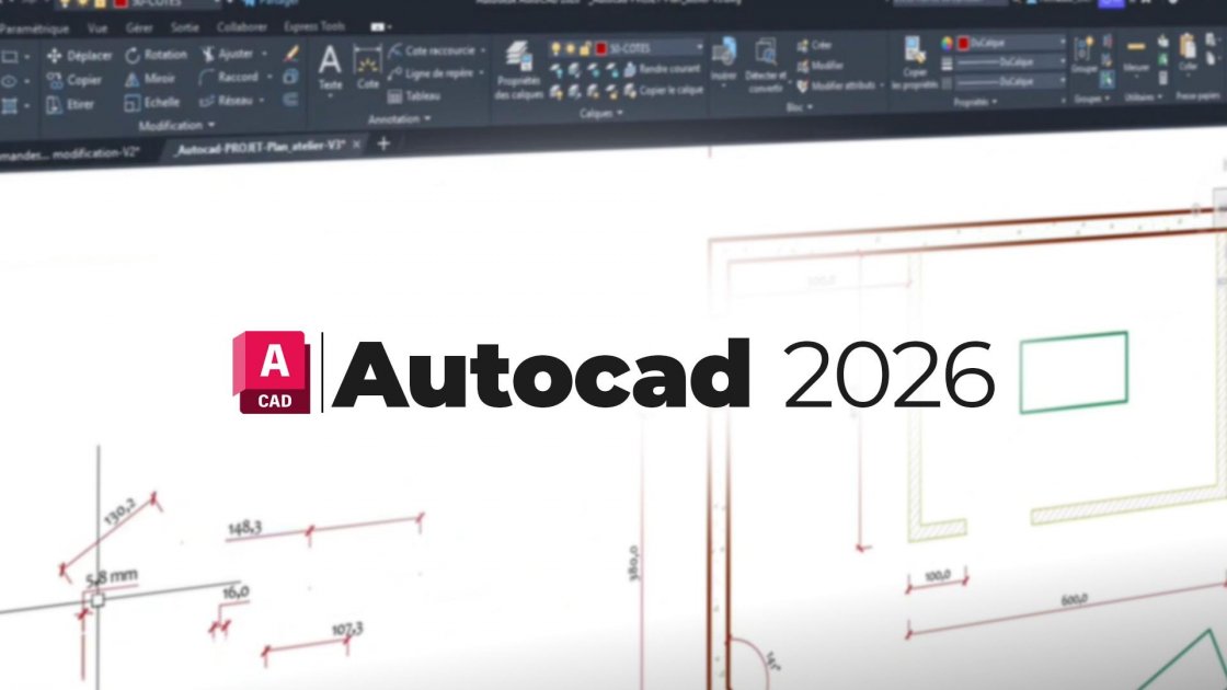 AutoCAD 2026 : Maîtrisez la conception 2D de A à Z | Elephorm