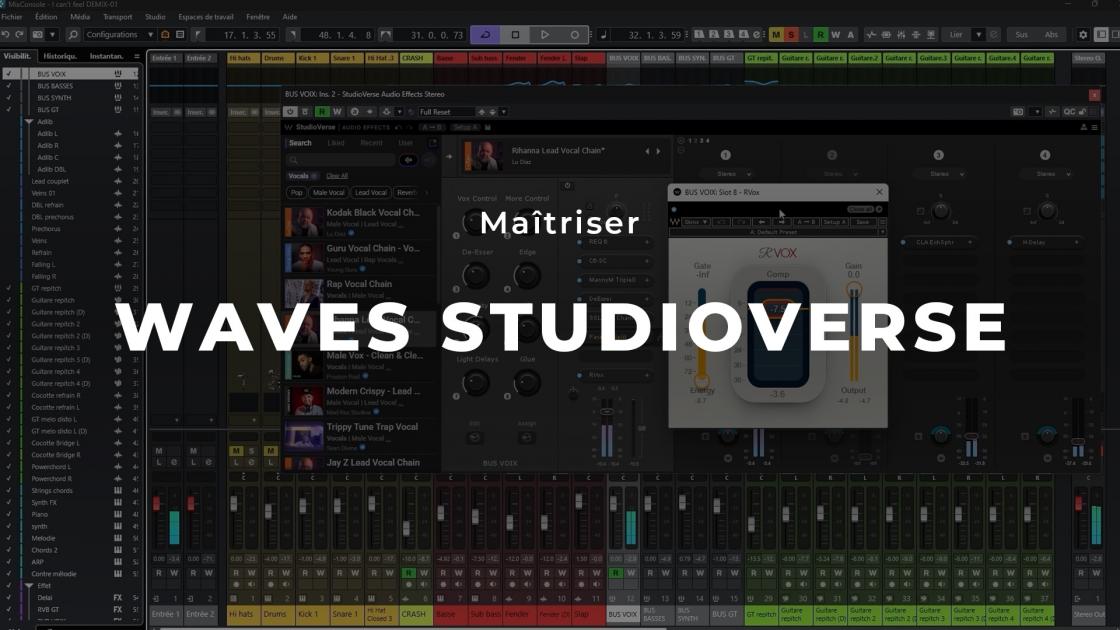 Maîtriser Waves StudioVerse