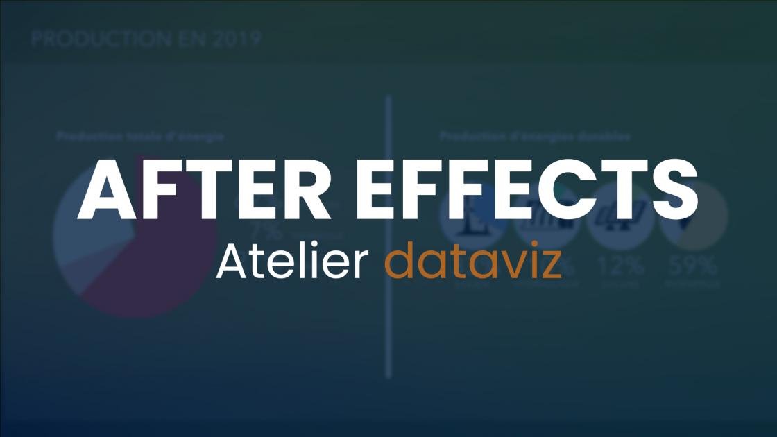Atelier After Effects - Data visualisation