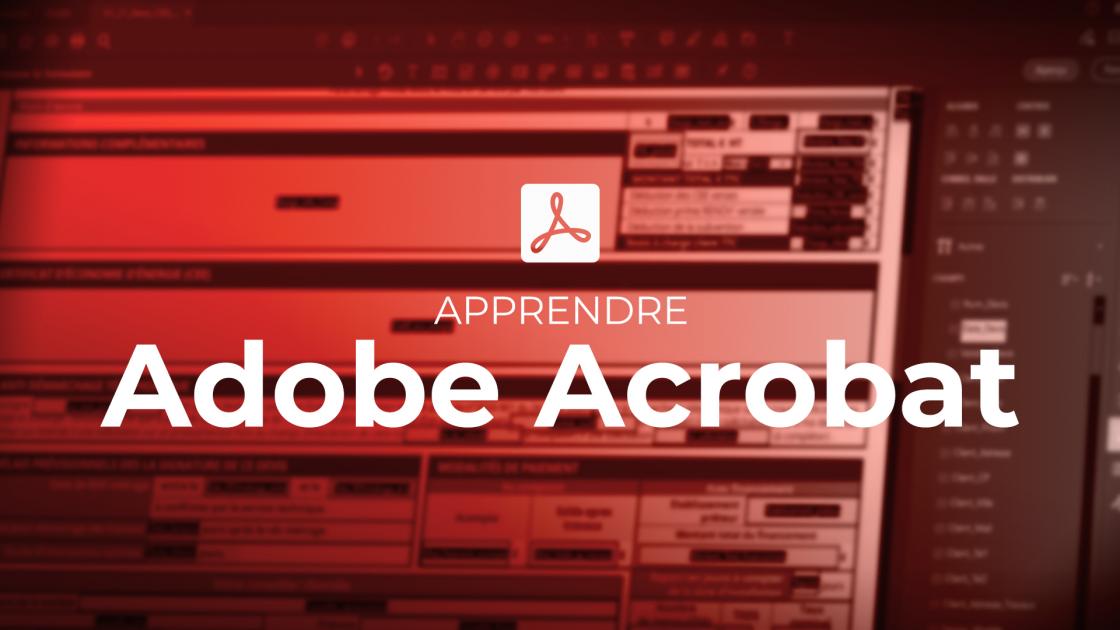 Apprendre Adobe Acrobat
